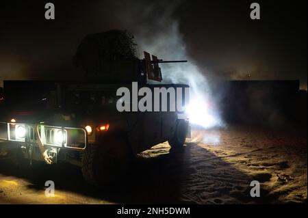 U.S. Air Force M1165A1 multi-purpose tactical wheeled vehicles from the ...