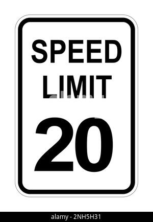traffic sign, speed limit, 20, road sign, road signs, traffic signs ...