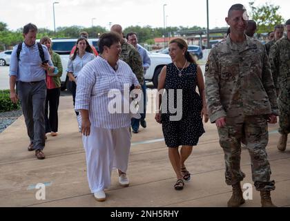 Betty Del Toro, spouse of Secretary of the Navy Carlos Del Toro ...