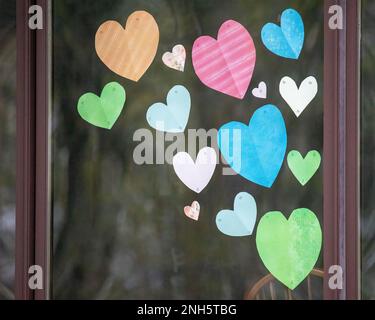 Valentine's Day in a covid-19 pandemic.latin man with protection mask ...