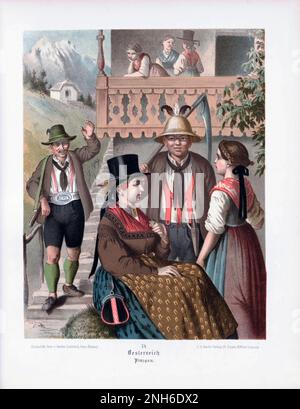 German folk costume. Austria (Geramn: Österreich), Styria (Steiermark ...