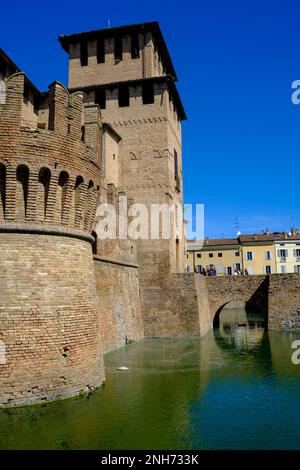 Fontanellato, Parma: the building of the castle La Rocca Sanvitale ...
