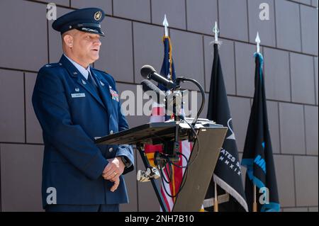 U.S. Space Force Col. Max E. Lantz II, outgoing commandant of the ...