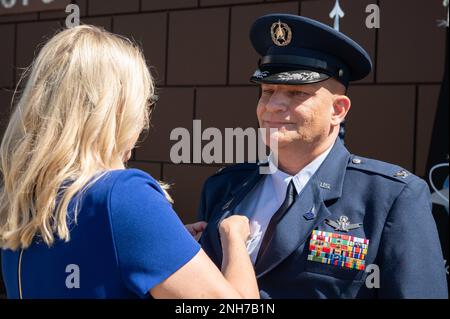 U.S. Space Force Col. Max E. Lantz II, outgoing commandant of the ...