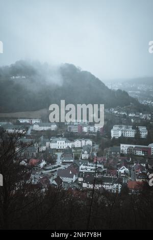 Marsberg historic city in the Sauerland, Germany during winter Stock ...