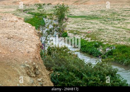 The Kidron Stream flows from Jerusalem to the Dead Sea. cia the west ...