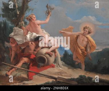 Apollo Pursuing Daphne, Giovanni Battista Tiepolo, circa 1755, National ...