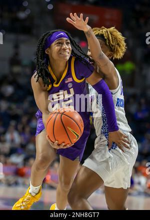 LSU guard Alexis Morris (45) shoots against South Carolina during the ...