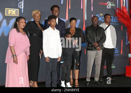 Damson Idris, family at arrivals for SNOWFALL Season 6 Premiere on FX ...