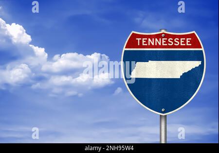 Map of Nashville, Tennessee Stock Photo - Alamy