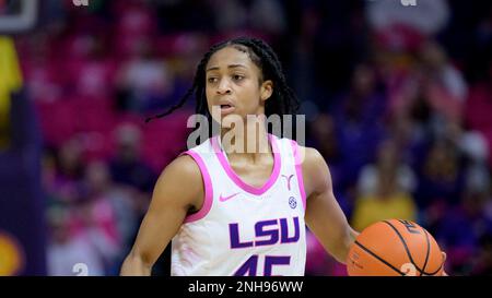 LSU guard Alexis Morris (45) shoots against South Carolina during the ...