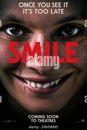 Smile Caitlin Stasey poster Stock Photo - Alamy