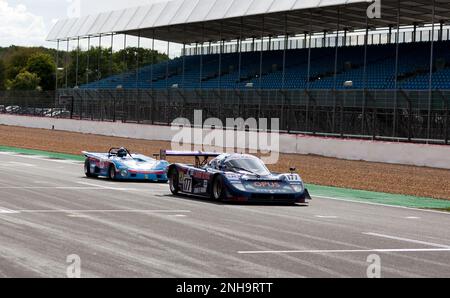 The 1989, ALD C289 Group C2 Sports Prototype, of Frank Lyons, in front ...