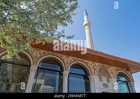 Et'hem Bey Mosque Minaret, Tirana Stock Photo - Alamy