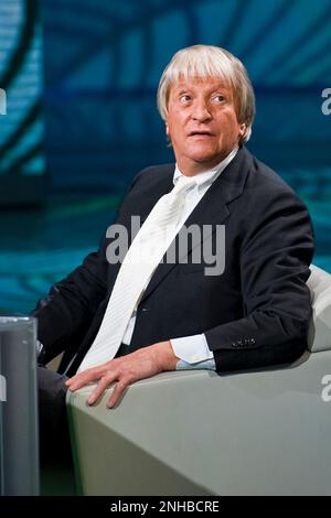 Flavio Caroli, Television show 'Che tempo che fa', RAI 3, Milan, Italy ...