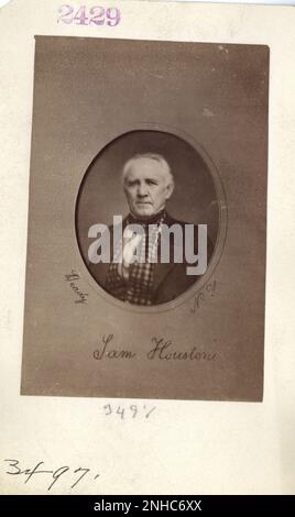 Hon. Sam Houston, Texas 19th Century Mathew Brady, Quartermaster, and ...