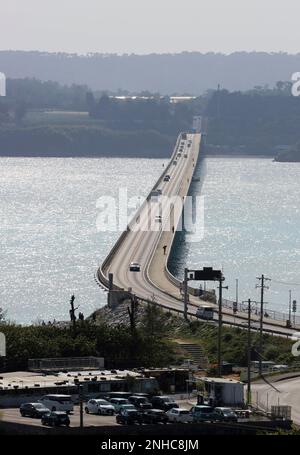 Kouri Island and Kouri Ohashi Bridge Stock Photo - Alamy