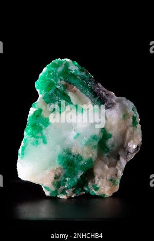 A beautiful little emerald, a rare precious stones Stock Photo - Alamy