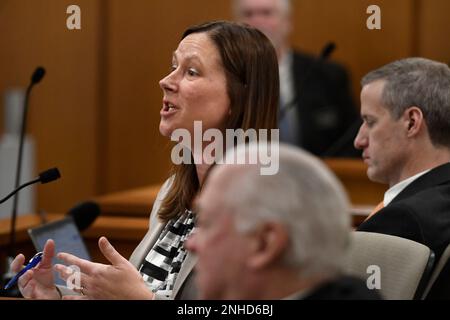 Bridget Krause, one of Mark Jensen's attorneys, left, and Special ...