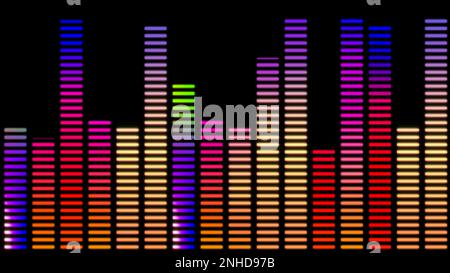 Digital equalizer bar graph, Sound Equalizer Abstract Background illustration Stock Photo - Alamy