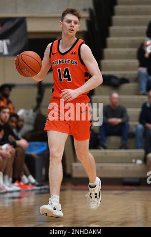 PROVIDENCE, RI - JANUARY 14: Princeton Tigers forward Caden Pierce (12 ...