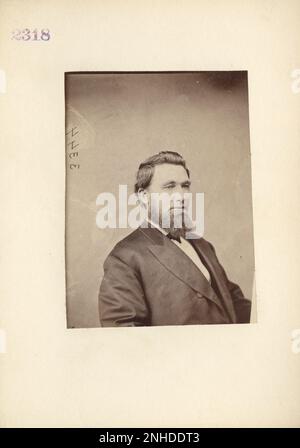 A portrait of Hon. David Butler, the Governor of Nebraska, captured ...