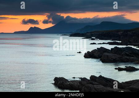 Beautiful view of the Croaghaun Cliffs, Achill Island, Ireland Stock ...