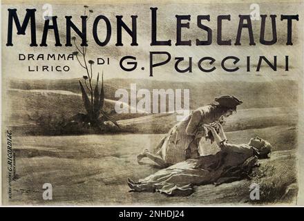 The poster for opening of GIACOMO PUCCINI Opera MADAMA BUTTERFLY at ...