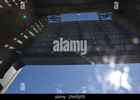 The trash racks at the Moose Creek Dam remain open as the Chena River ...
