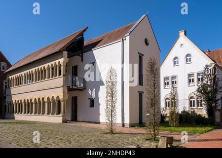Dormitory, from the former Asbeck Abbey, Legden, Asbeck, Muensterland ...
