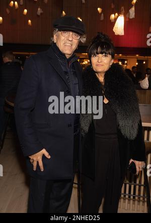 Giorgio Locatelli and Plaxy Locatelli attending the gala opening of ...