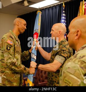 Outgoing Western Sector Senior Enlisted Advisor, CSM Michael Jackson ...