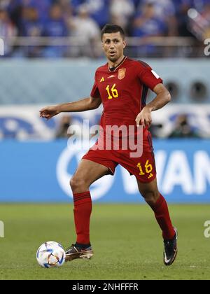 AL-RAYYAN - Rodrigo Hernandez of Spain during the FIFA World Cup Qatar ...