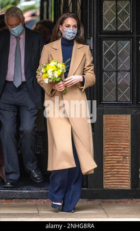 Slough, England. UK. 21 February, 2023. Catherine, Princess of Wales ...