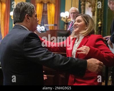With Senate President Pro Tempore Kim Ward, R-Westmoreland County ...