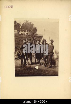 Group of 4th Infantry 19th Century Mathew Brady, Quartermaster, and ...
