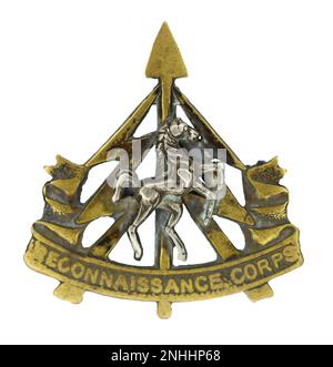 British army cap badge of the Reconnaissance Corps, or Recce Corps from ...