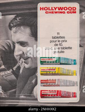 French commercial of Hollywood chewing gum Hollywood chewing gum ...