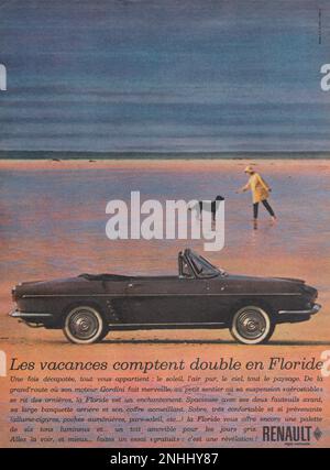 Renault Florida French vintage magazine advertisement Renault Florida ...