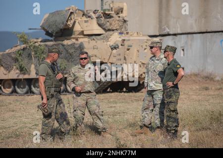 U.S. Army Maj. Kevin Mott, commander, Charlie Company, 2nd Infantry ...