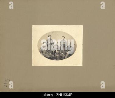 Gen. John Tilson and staff of four Stock Photo - Alamy
