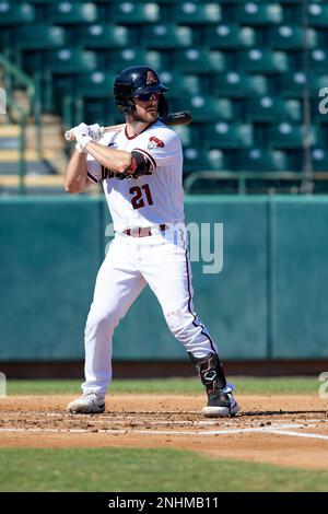 Cooper Hummel (21) (Arizona Diamondbacks) of the Salt River Rafters ...