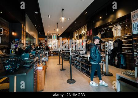 gift shop at Ryman Auditorium, a popular and historic concert hall, in ...