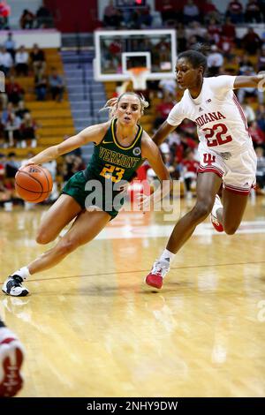 BLOOMINGTON, IN - NOVEMBER 08: Vermont Catamounts guard Emma Utterback ...