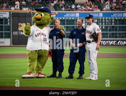 Cmdr. Ryan Matson, the commanding officer of Coast Guard Air Station ...