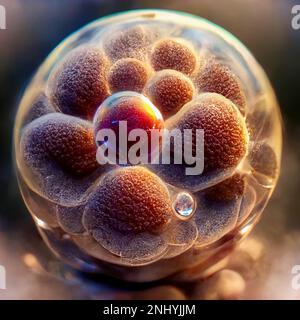 Human early stage embryo, ai generated illustration Stock Photo - Alamy