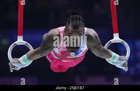 Courtney James Matthew Winston Tulloch of Great Britain performs during ...