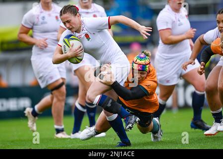 England's Lucy Packer during the Women's Rugby World Cup Quarter-final ...