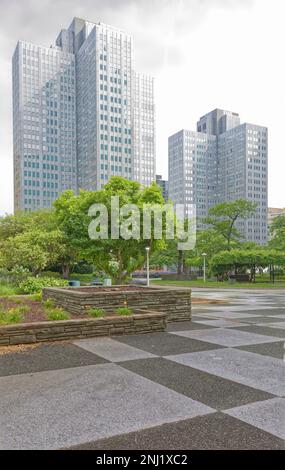 Pittsburgh Downtown: Three and Two Gateway Center, viewed from Gateway ...
