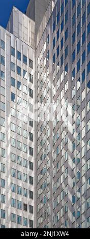 Pittsburgh Downtown: Sunny reflections in Three Gateway Center’s shiny ...